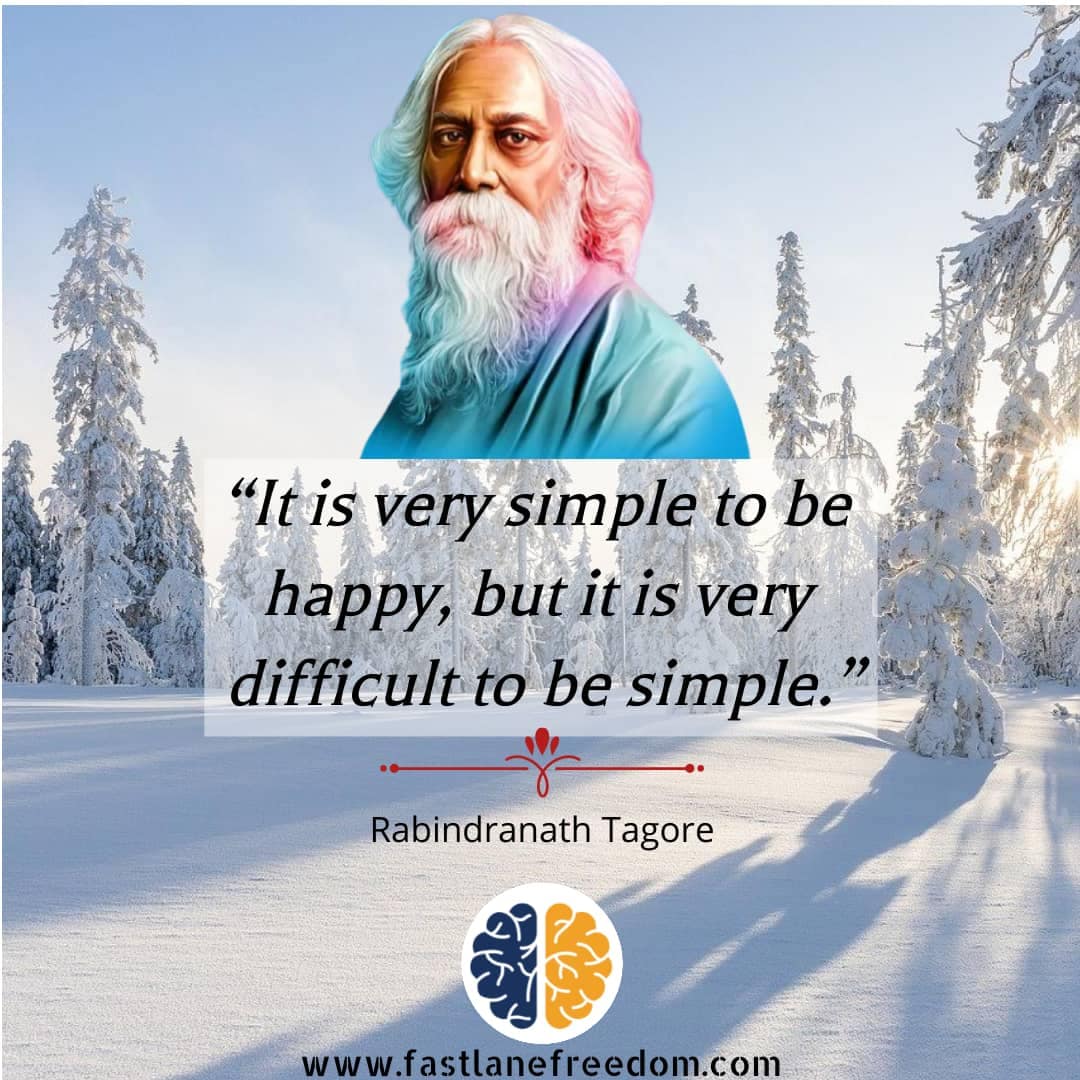 10 Most Inspirational Quotes by Rabindranath Tagore - Fastlane Freedom